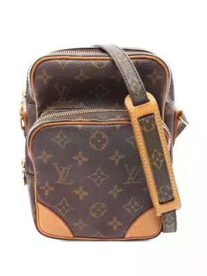 LOUIS VUITTON 2000 Monogram Amazone Crossbody Bag - Brown