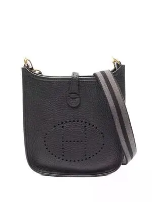 Hermès Clemence Evelyne I 16 Amazone Crossbody Bag - Black