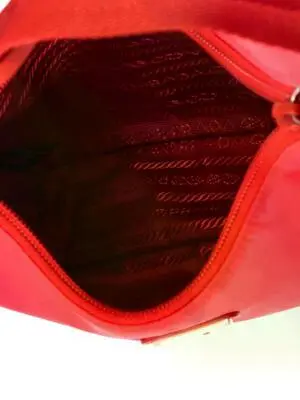 Prada Re-edition 2000 Tessuto Mini Hobo Bag - Red