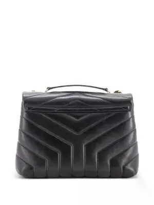 Saint Laurent Loulou Matelassé Chevron Leather Small Shoulder Bag