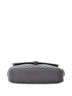 Saint Laurent Monogram College Bag - Grey
