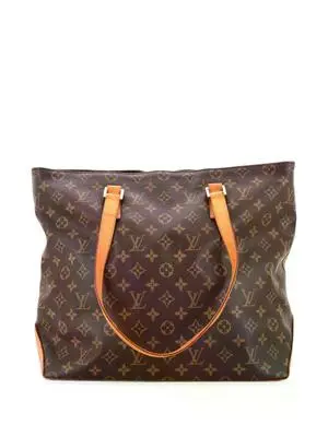 LOUIS VUITTON Monogram Canvas Cabas Mezzo Tote Bag - Brown
