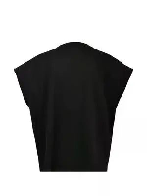 INTODUSK Blackletter Logo-print Cut-off T-shirt