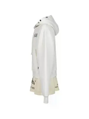 N.HOOLYWOOD Co-tour Layered Logo-print Hoodie
