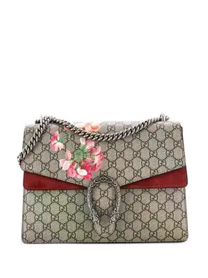 Gucci Dionysus Blooms Print Gg Coated Canvas Medium Shoulder Bag