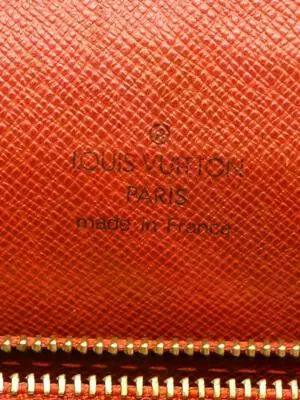 LOUIS VUITTON 2001 Damier Ebene Tribeca Carre Shoulder Bag