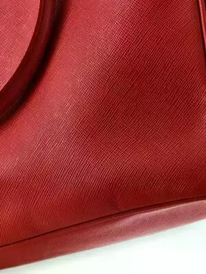 Prada Double Zip Lux Saffiano Leather Large Tote Bag