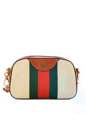 Gucci Vintage Web Canvas Cross Body Camera Bag