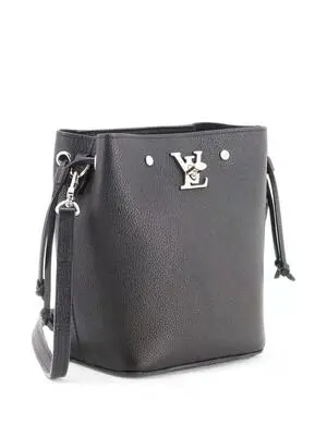 LOUIS VUITTON Lockme Leather Nano Bucket Bags
