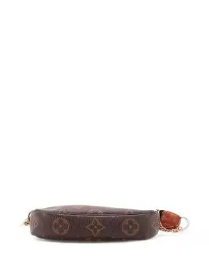 LOUIS VUITTON Monogram Canvas Mini Pochette Accessoires Clutch Bag