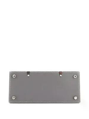 Goyard Structured Saigon Top Handle Coated Canvas With Leather Mini Satchel