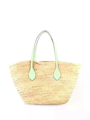 Gucci Small Open Woven Raffia Tote Bag