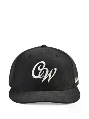 CEDARWOOD Embroidered Logo Snapback Baseball Hat - Black
