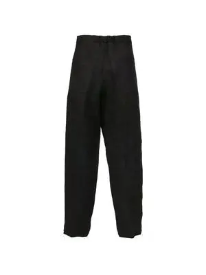 BIBLIOTHERK Wide-leg Frayed-hem Trousers