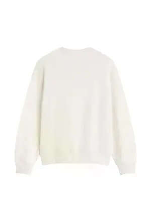 Maison Kitsuné Logo-print Sweatshirt - White