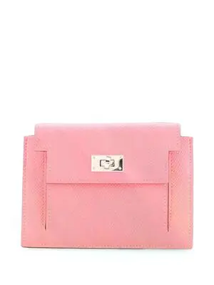 Hermès Kelly Pocket Compact Wallet Epsom Small Wallets - Pink