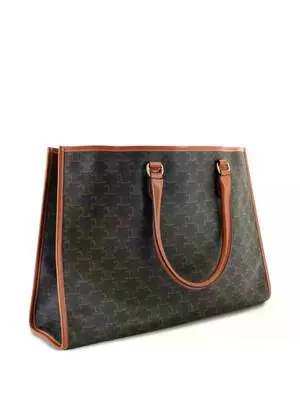 Celine Horizontal Cabas Triomphe Tote Bag - Brown