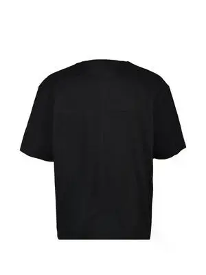 LAST NEST Graphic-logo Box-silhouette T-shirt