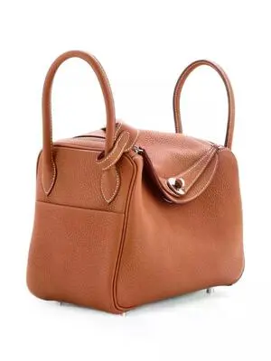 Hermès Lindy Bag Clemence 26 Shoulder Bag - Brown