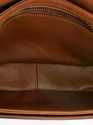 Celine Triomphe Coated Canvas Teen Shoulder Bag - Brown