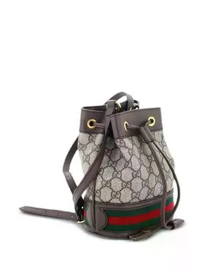 Gucci Ophidia Gg Mini Bucket Bag - Brown