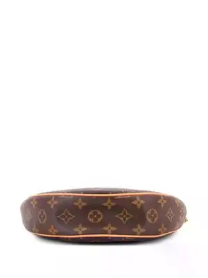 LOUIS VUITTON Monogram Canvas Loop Hobo Bag - Brown