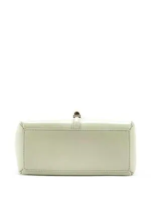 Celine 16 Top Handle Bag Smooth Calfskin Mini Satchel - Green