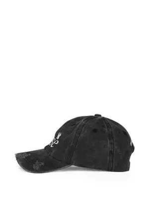 CAPTURE GALLERY Distressed Embroidered Cap
