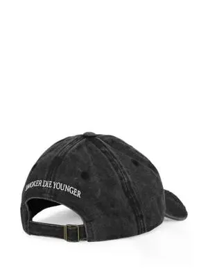 CAPTURE GALLERY Distressed Embroidered Cap