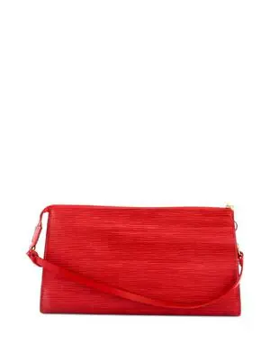 LOUIS VUITTON Pochette Accessoires Epi Leather Clutch Bag