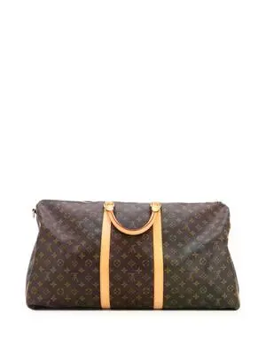 LOUIS VUITTON Keepall Bandouliere Bag Monogram Canvas 60 Travel Bag