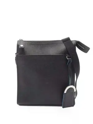 BVLGARI Grained Leather 2000s Shoulder Bag