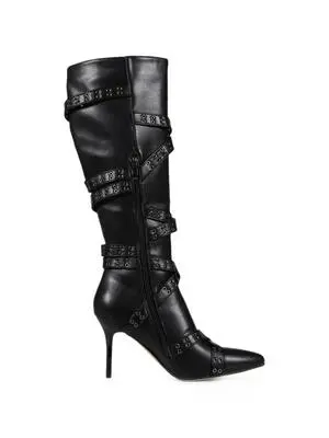 NIIHAI Strappy Knee-high Stiletto Boots