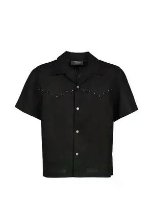 CEDARWOOD Dinner Studded Short-sleeve Shirt