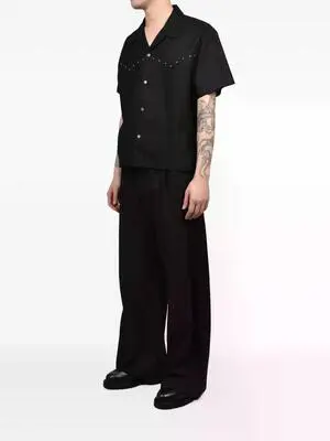 CEDARWOOD Dinner Studded Short-sleeve Shirt