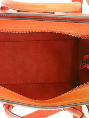 Celine Luggage Bag Grainy Leather Nano Crossbody Bag