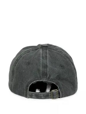 CAPTURE GALLERY Distressed Embroidered Cap - Grey