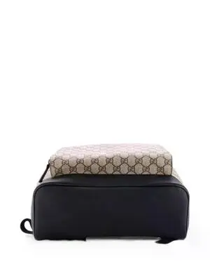 Gucci Zip Pocket Gg Coated Canvas Medium Backpack