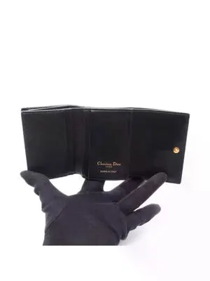 Dior 2010s Caro Hibiscus Wallet