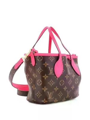 LOUIS VUITTON Monogram Canvas And Leather Neverfull Bandouliere Inside Out Bb Tote Bag