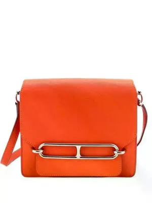 Hermès Roulis Bag Evercolor 18 Crossbody Bag - Orange