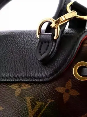 LOUIS VUITTON Montsouris Nm Monogram Canvas With Leather Backpack