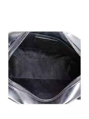 Saint Laurent Matelassé Chevron Leather Lou Camera Cross Body Bag - Black