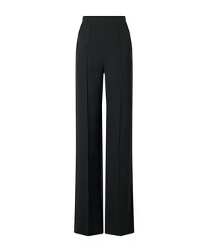 Maticevski Afterword Pleated Cady Straight-leg Pants - Black