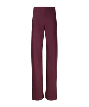 Veronica Beard Satin Wide-leg Pants - Red