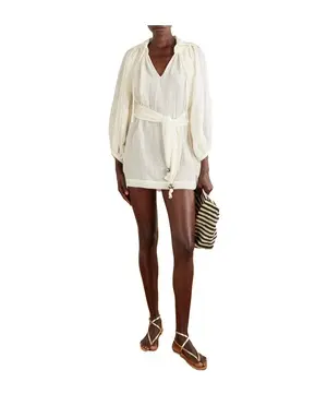Lisa Marie Fernandez V-neck Mini Dress