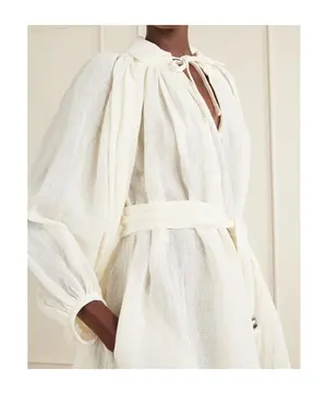 Lisa Marie Fernandez V-neck Mini Dress