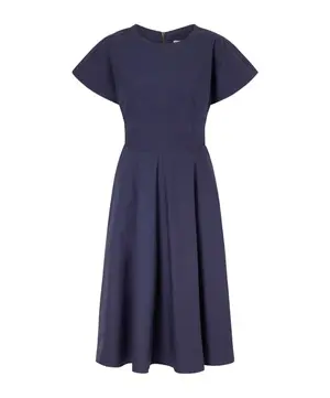 Rosie Assoulin Pleated Cotton-taffeta Midi Dress - No