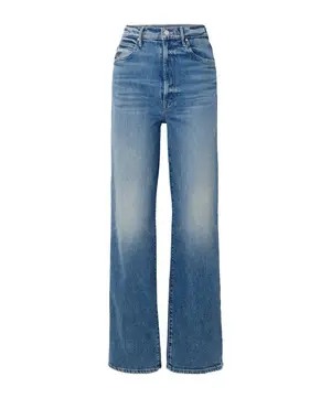 MOTHER High-rise Straight-leg Jeans - No