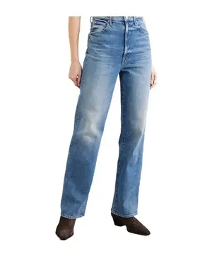 MOTHER High-rise Straight-leg Jeans